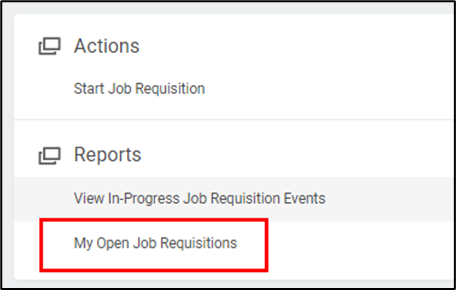 Candidate Tracking - Managers – Medline HR Help Center