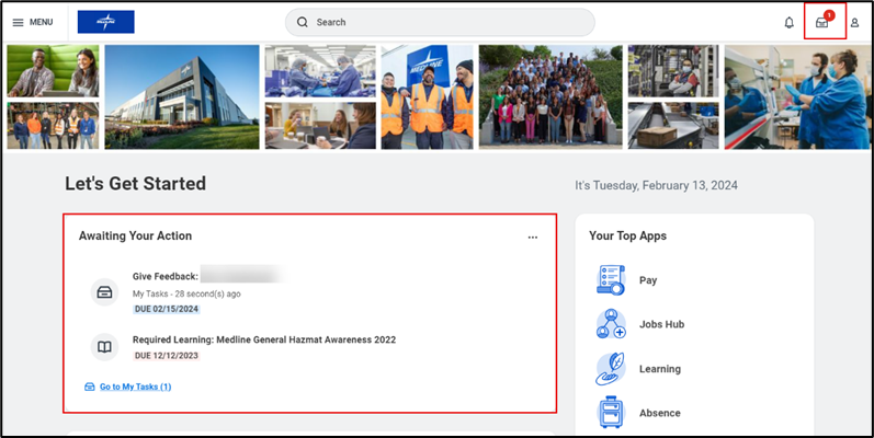 Workday Basics - Employees – Medline HR Help Center