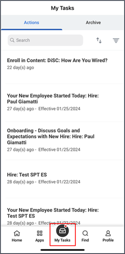 Workday Mobile App - Employees – Medline HR Help Center