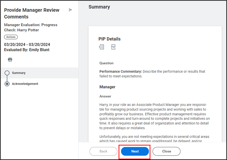 Performance Improvement Plans (PIPs) - Managers – Medline HR Help Center