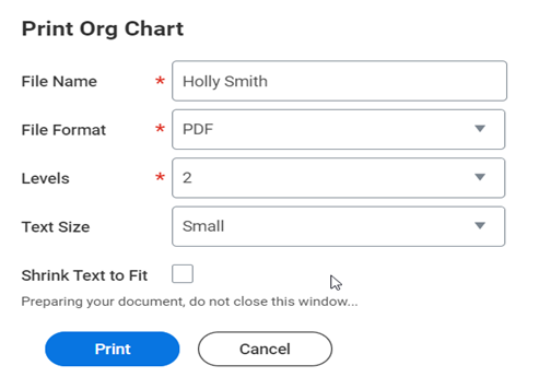 Viewing and Saving Organization Charts in Workday – Medline HR Help Center