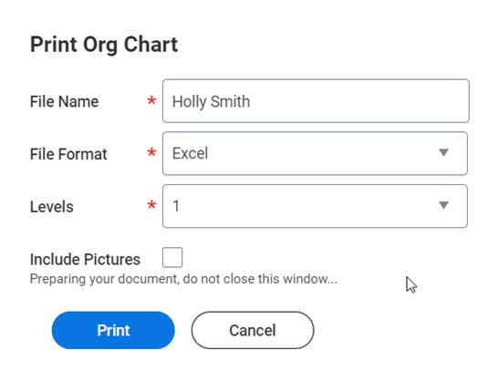 Viewing and Saving Organization Charts in Workday – Medline HR Help Center