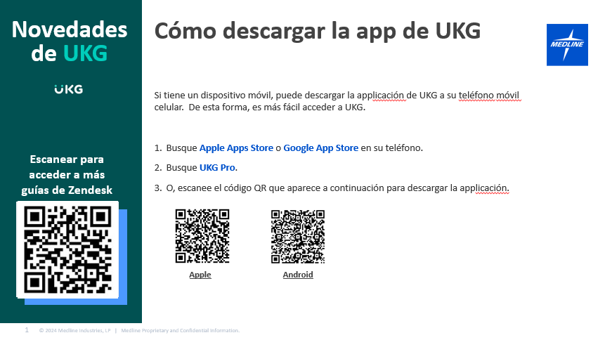 How to Download the UKG App / Cómo descargar la app de UKG – Medline HR ...