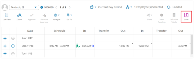 Mark a Timecard Exception as Reviewed – Medline HR Help Center