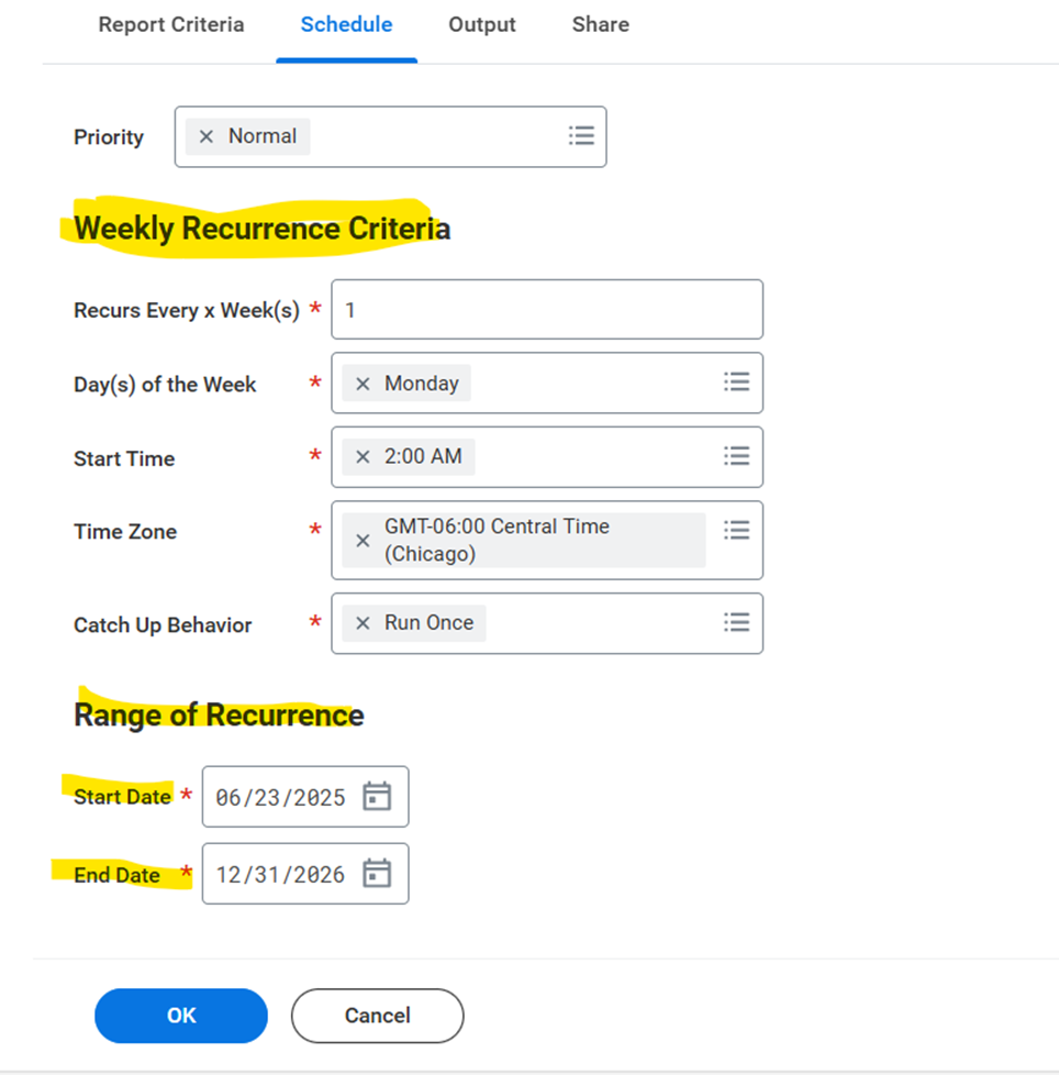 How To Schedule A Report In Workday – Medline HR Help Center